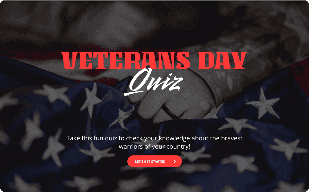 Veterans Day Quiz Template | With Sample Questions & Answers