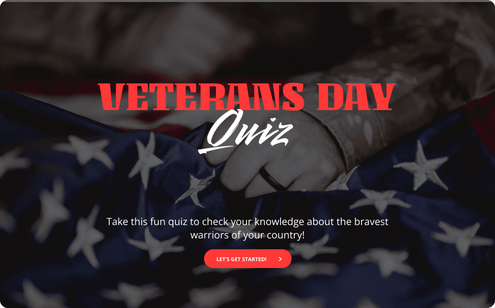 Veterans Day Quiz Template | With Sample Questions & Answers