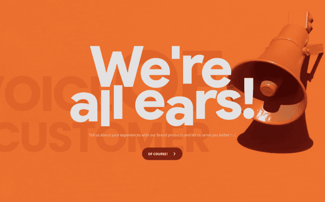 Voice of Customer Survey Template | SurveySparrow