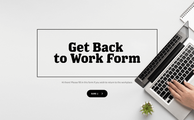 Employee Return to Work Form Template | Back to Work Forms