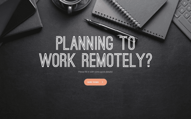 Work From Home Request Form Template | Application for WFH
