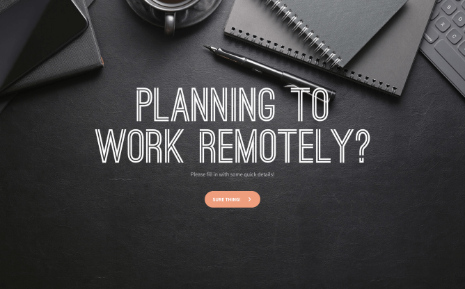 Work From Home Request Form Template | Application for WFH