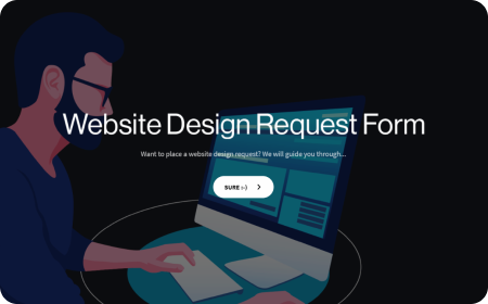 Website Design Request Form Template | SurveySparrow
