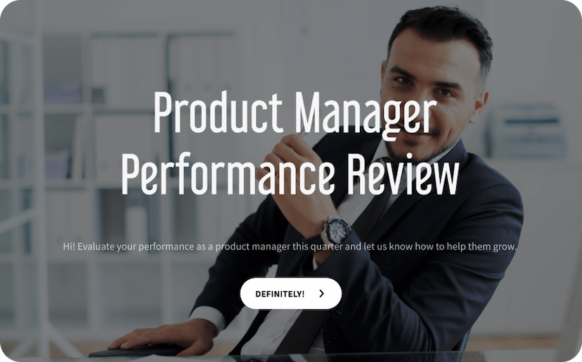 Sample Product Manager Performance Review Template | Evaluate Manager ...