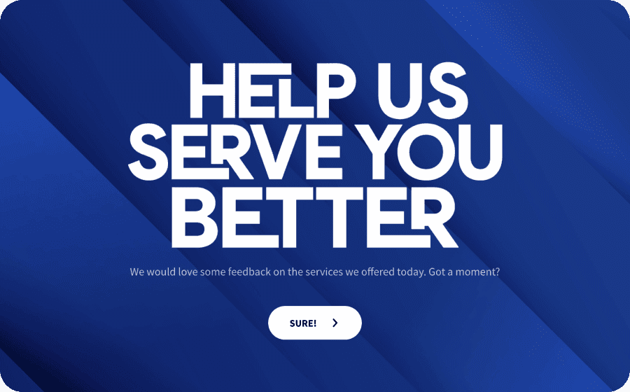 Service Quality Questionnaire Template | SurveySparrow