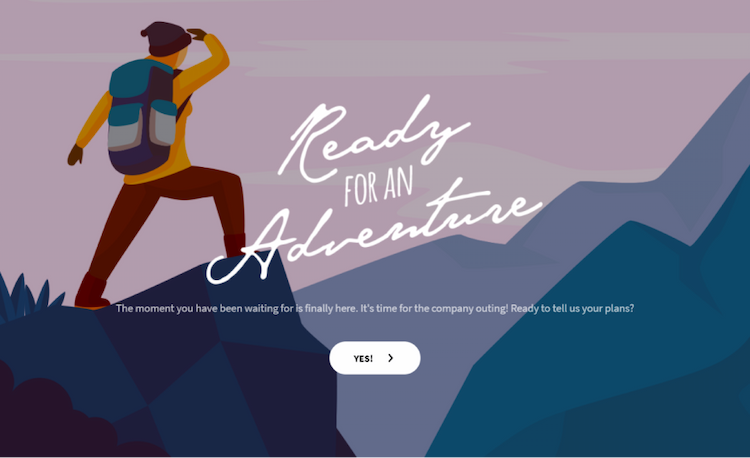 Company Outing Survey - Collect Team Feedback