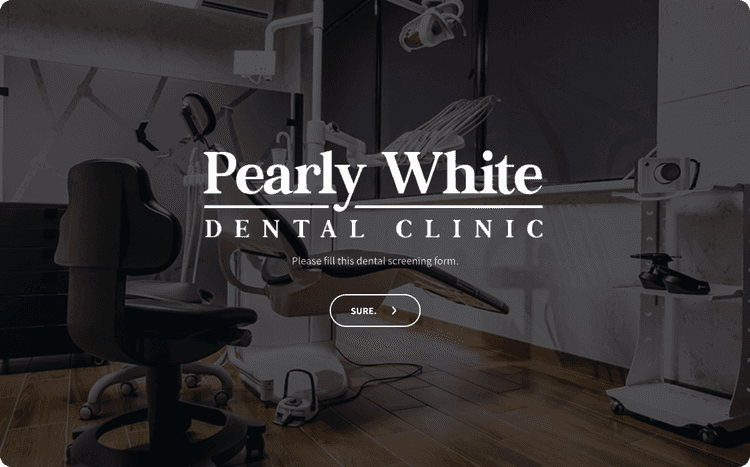 Dental Screening Form Template | SurveySparrow