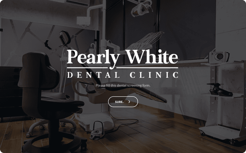 Dental Screening Form Template | SurveySparrow