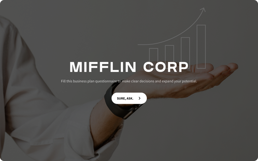 Sample Business Plan Questionnaire Template | For Start Up Companies