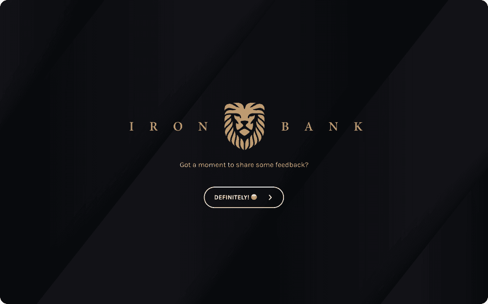 E-Banking Questionnaire Template | Feedback on online banking services