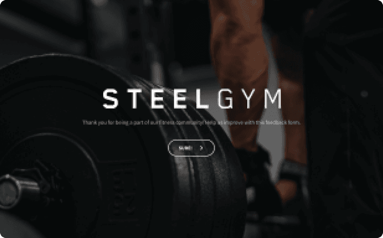 Online Gym Feedback Form Template | SurveySparrow
