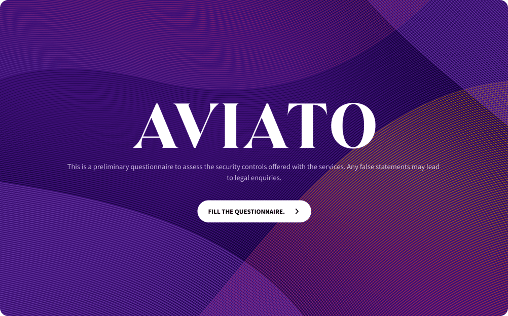 Vendor Security Assessment Questionnaire Template | SurveySparrow