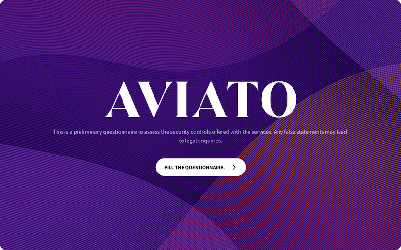 Vendor Security Assessment Questionnaire Template | SurveySparrow