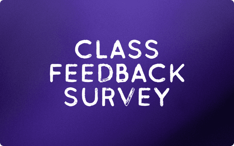 Class Feedback Survey Template | SurveySparrow