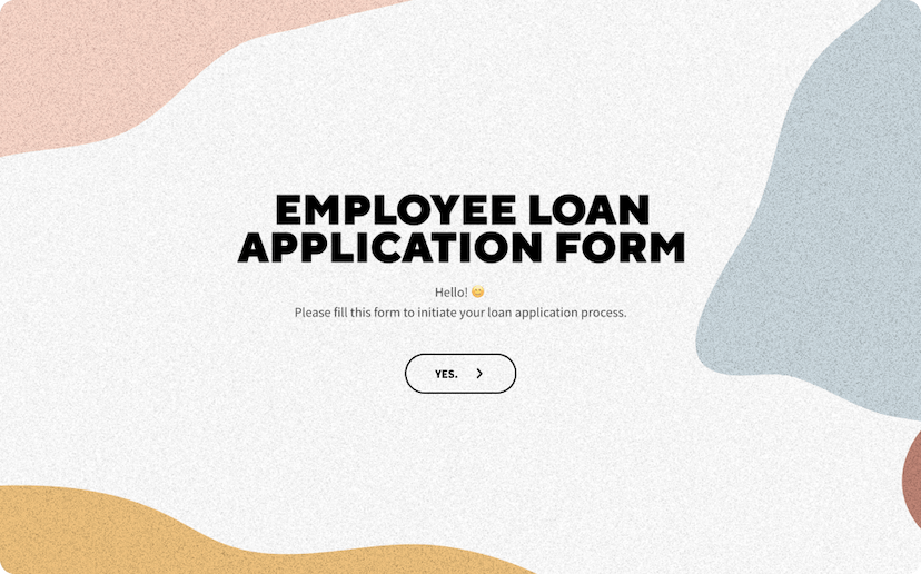 Free Employee Loan Application Form Template | Export PDF Forms