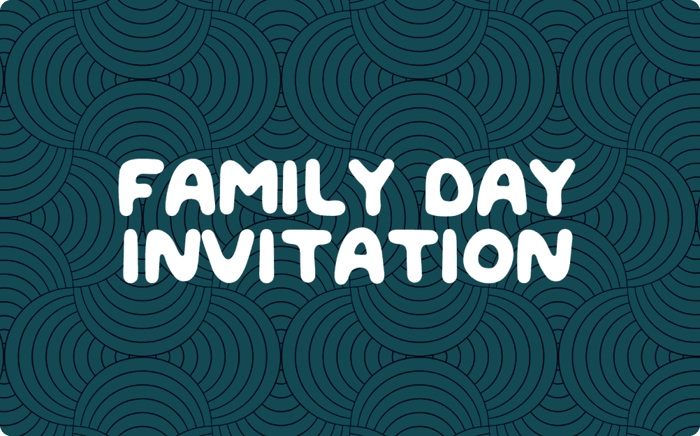 Free Family Day Invitation Template | SurveySparrow