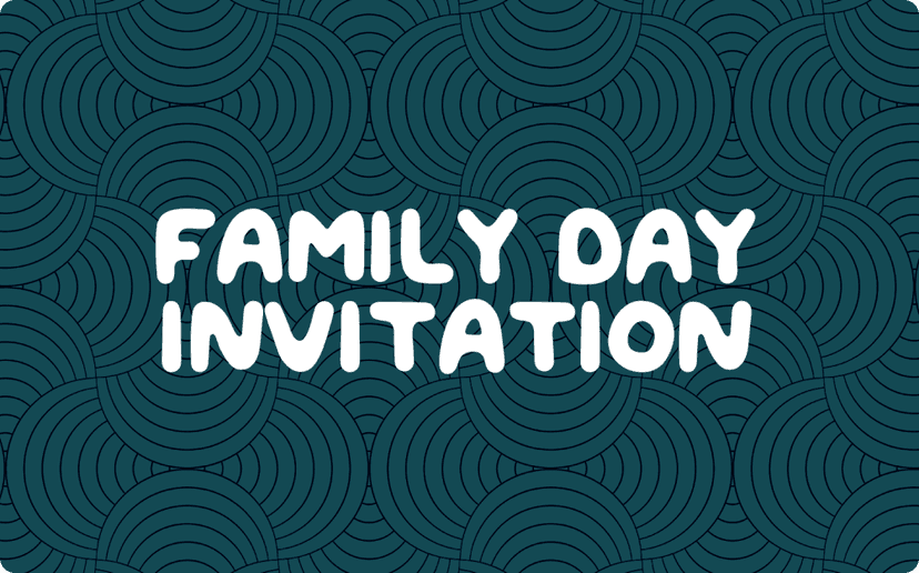 Free Family Day Invitation Template | SurveySparrow