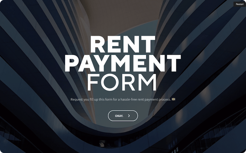 Free Rent Payment Form Template | Collect Rent Online