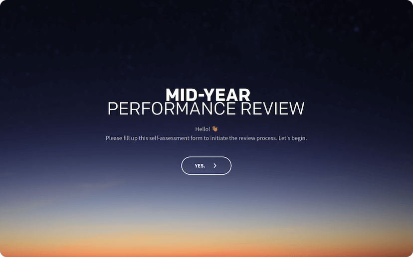 Sample Mid-Year Performance Review Template | For Employee Evaluation