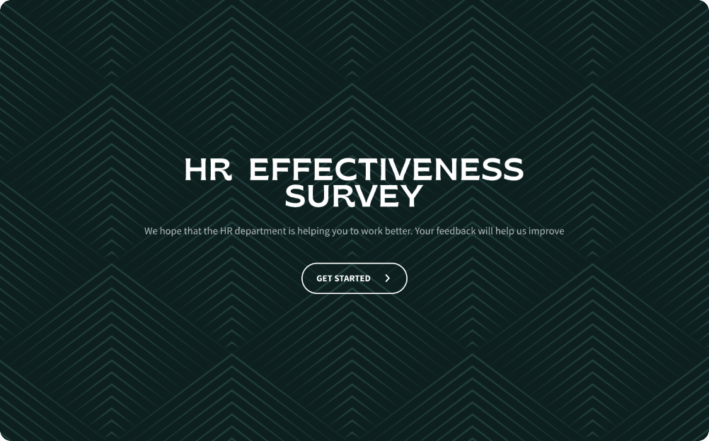 HR Effectiveness Survey | HR questionnaire for employees