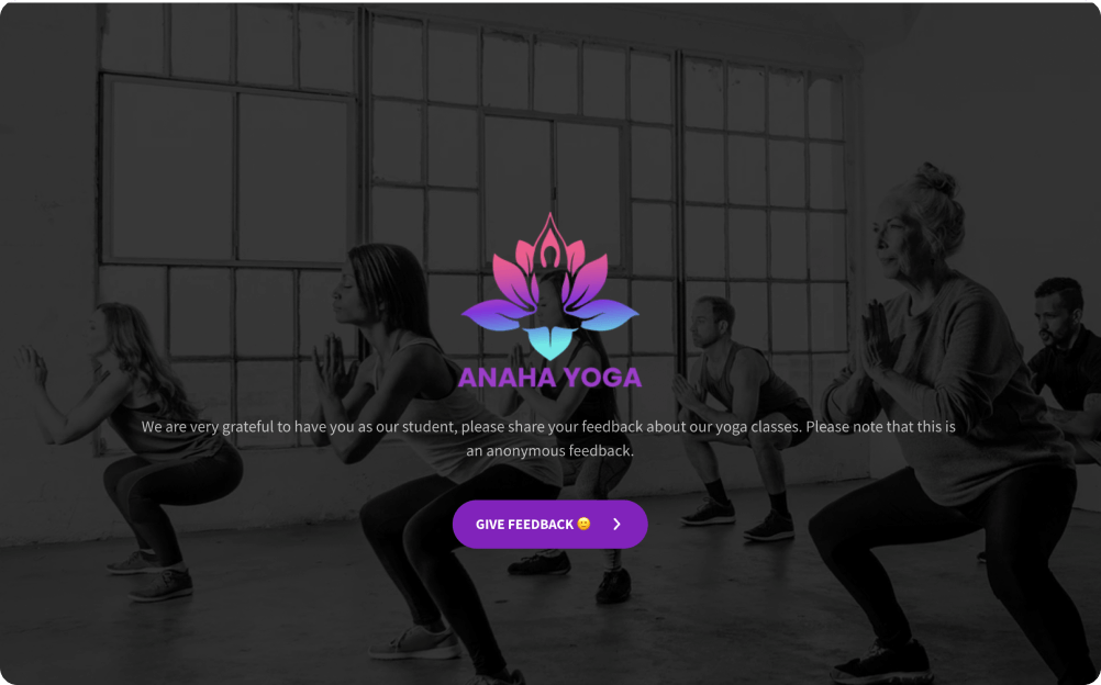 Free Yoga Class Feedback Form Template | For Online Classes