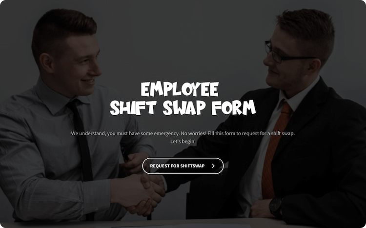 Employee Shift Swap Form Template | Streamline Employee Shift Changes