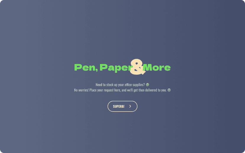 Free Office Supply Order Form Template | SurveySparrow
