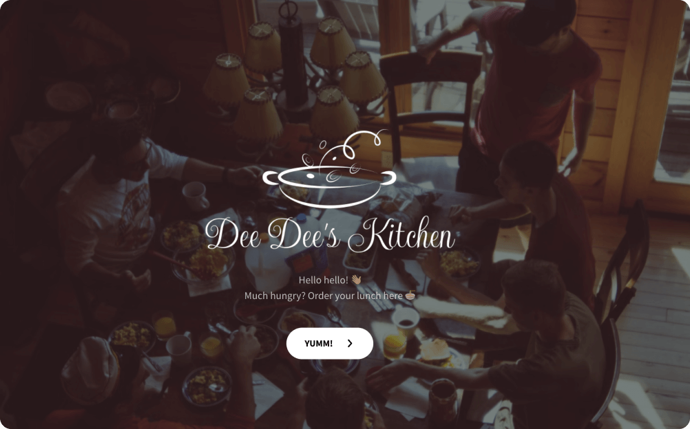 Free Lunch Order Form Template | SurveySparrow