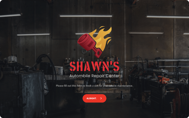 Free Vehicle Maintenance Request Form Template | For Service and Repair ...