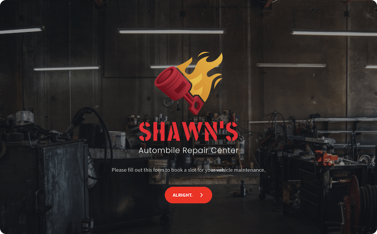 Free Vehicle Maintenance Request Form Template | For Service and Repair ...