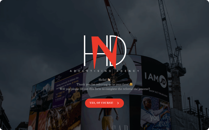 Free Client Referral Form Template | SurveySparrow