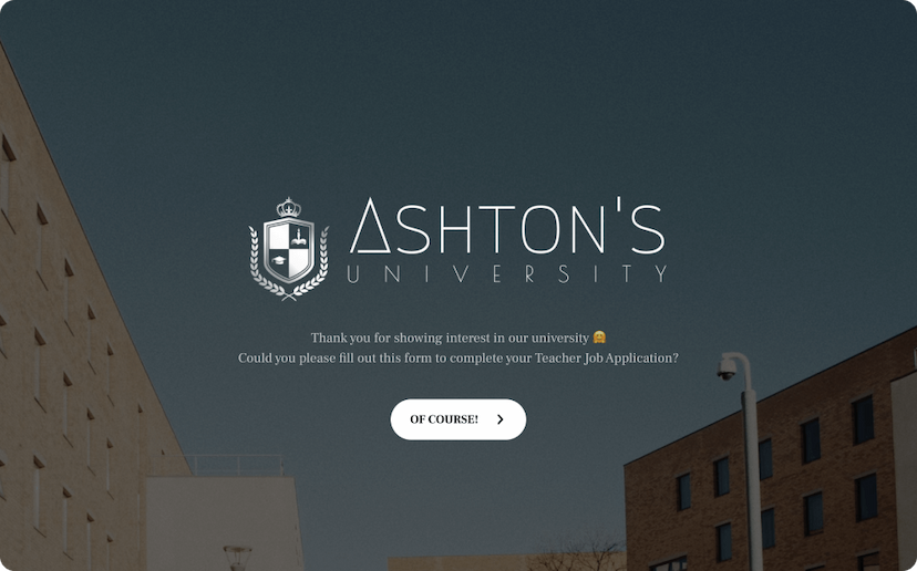 Teacher Job Application Form Template | Export PDF Forms