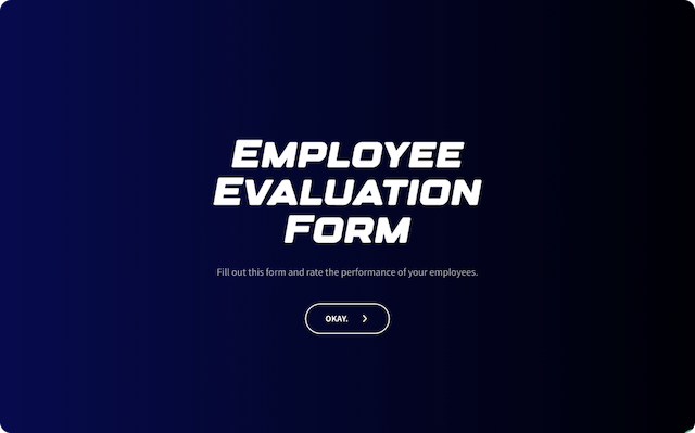 Call Center Employee Evaluation Template | SurveySparrow