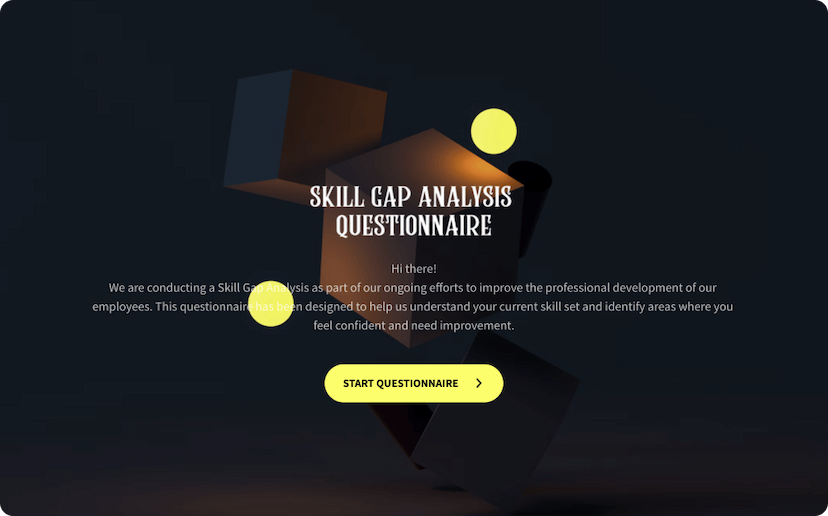 Employee Skill Gap Analysis Questionnaire Template