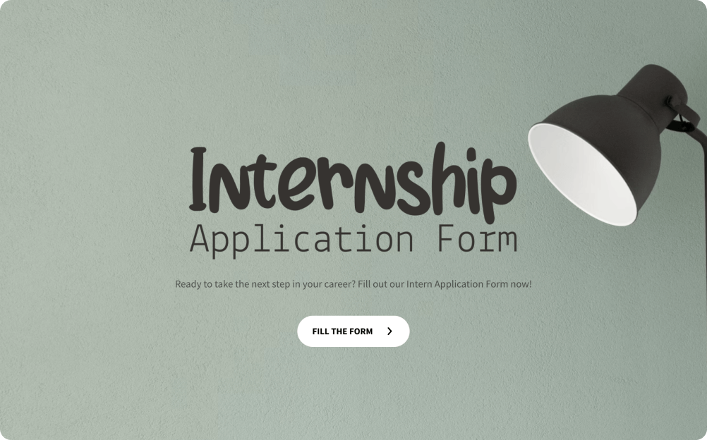 Intern Application Form Template | Streamline Your Hiring Process