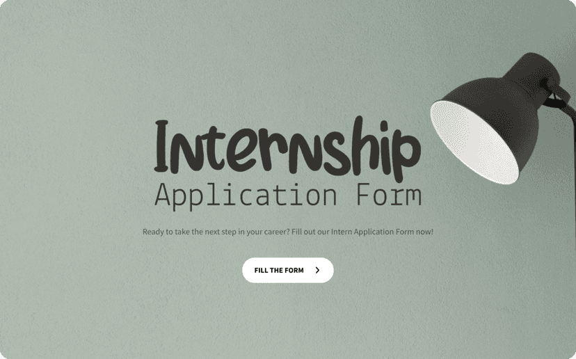 Intern Application Form Template | Streamline Your Hiring Process