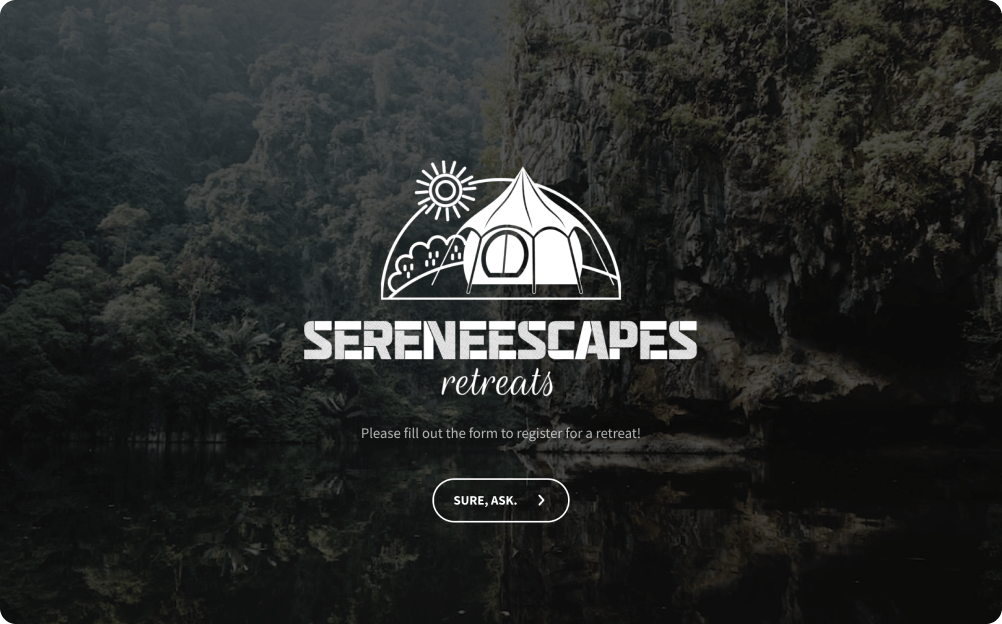 Retreat Registration Form Template | For Women & Youth Retreats