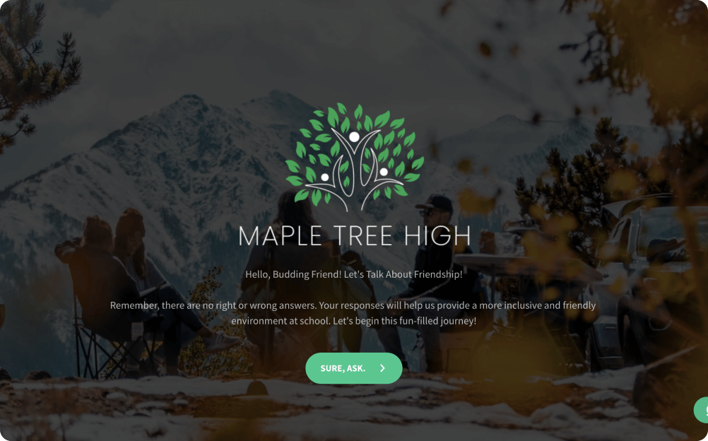 Free Friendship Survey Form Template | SurveySparrow