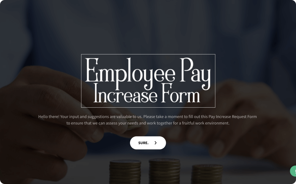 Pay Increase Form Template | Streamline Employee Raises