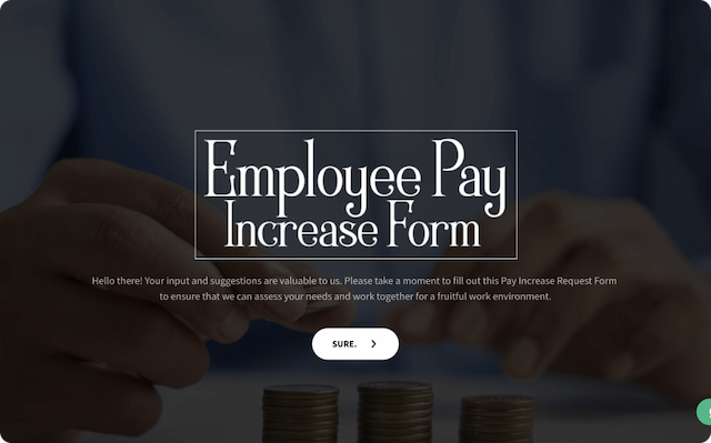 Pay Increase Form Template | Streamline Employee Raises