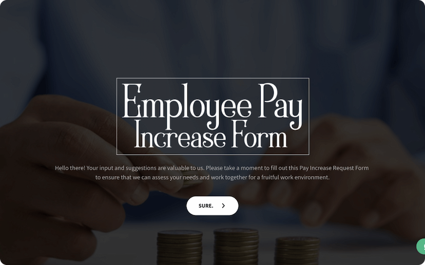 Pay Increase Form Template | Streamline Employee Raises