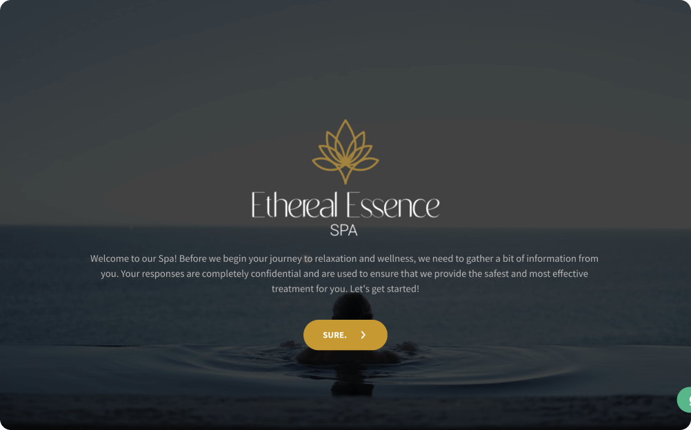 Spa Consent Form Template | SurveySparrow
