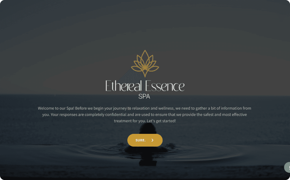 Spa Consent Form Template | SurveySparrow