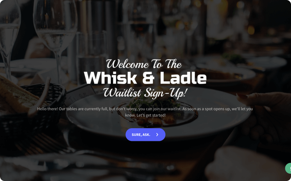Waitlist Form Template | SurveySparrow