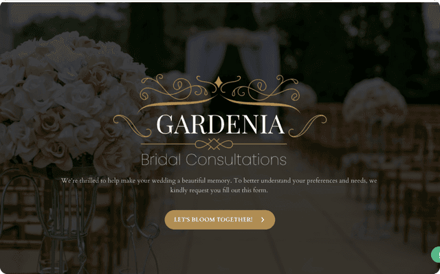 Wedding Flower Consultation Form Template | SurveySparrow