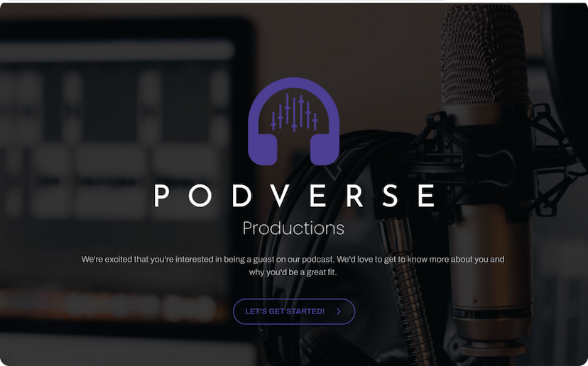 Podcast Guest Form Template | Collect Guest Information | SurveySparrow
