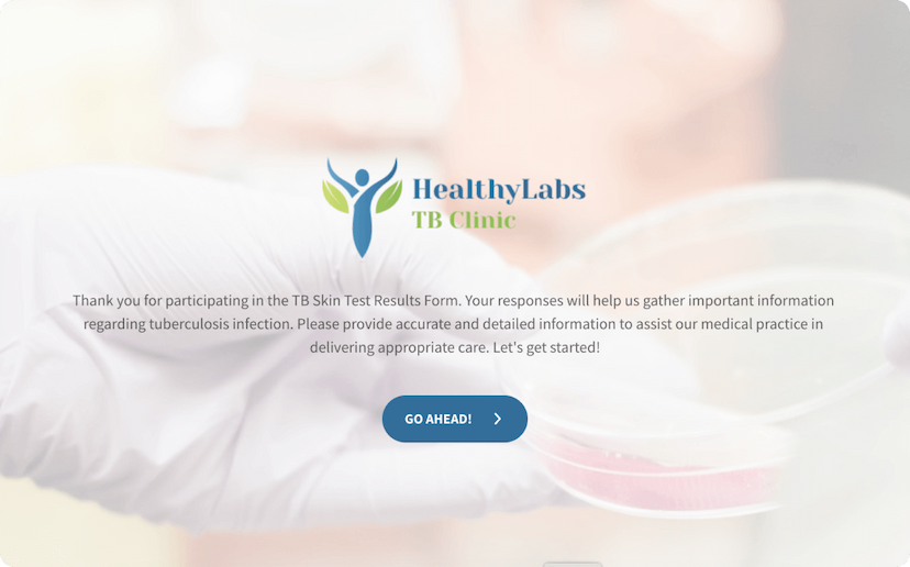 Free TB Skin Test Form Template for Clinics & Schools