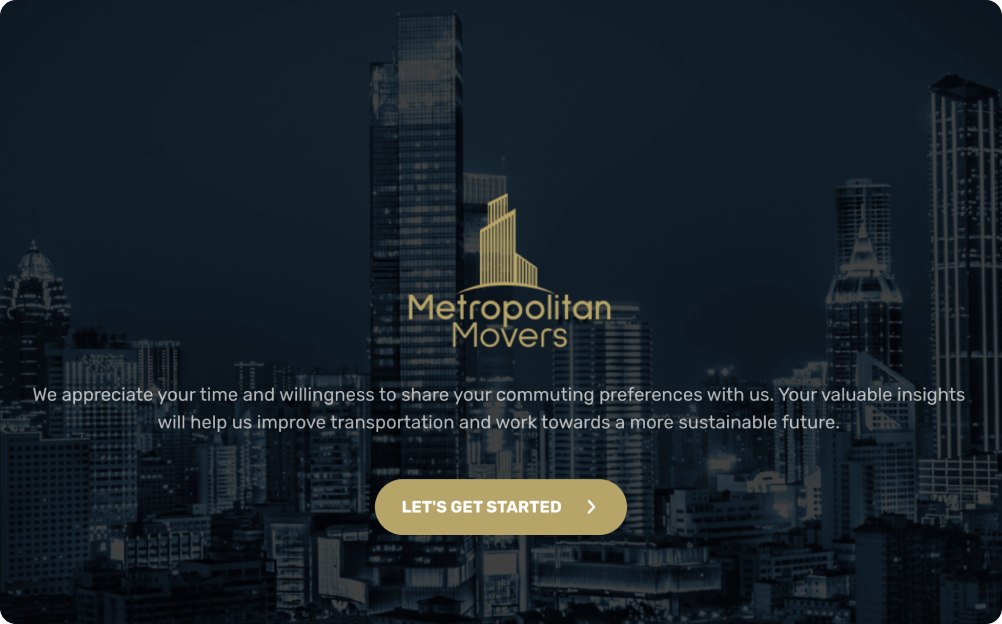 Commuting Survey Template | To understand commuting habits