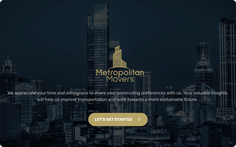 Commuting Survey Template | To understand commuting habits