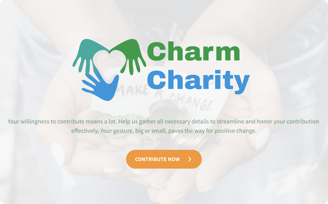 Contribution Form Template that simplify donations | SurveySparrow